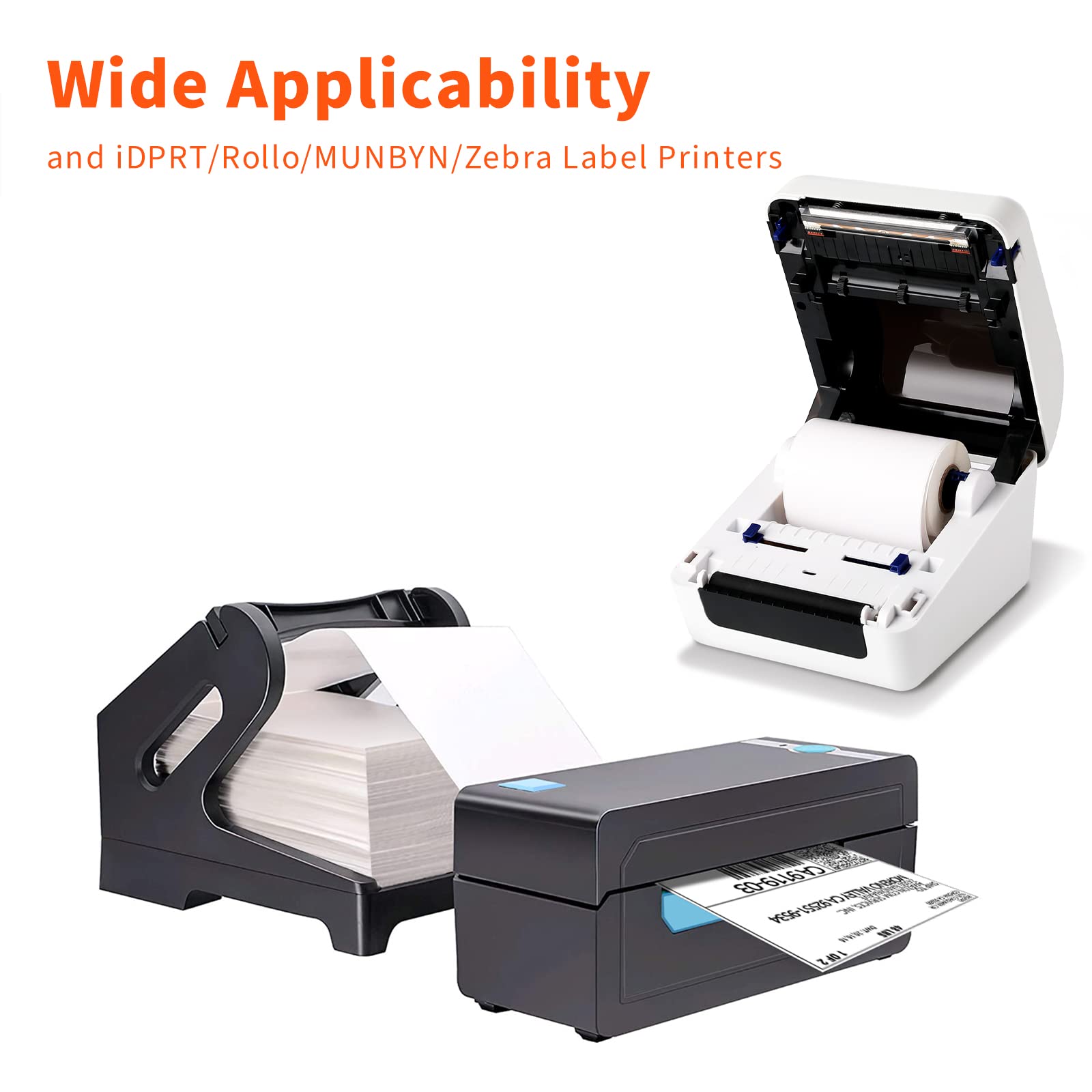 JADENS 4x6 Thermal Labels - 350 Labels, Compatible with Rollo, Brother, Zebra and Most Thermal Printer, Perforated, Commercial Grade, Doesn't Compatible with Dymo