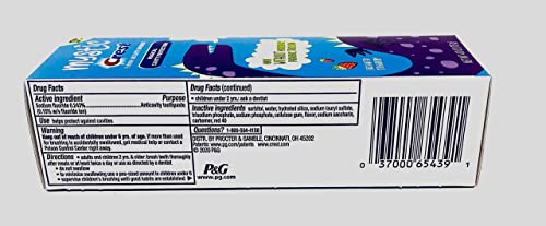 Crest Mystic Kid's Toothpaste, Enchanted Strawberry, 4 oz (Pack of 3) 12.0 Ounce