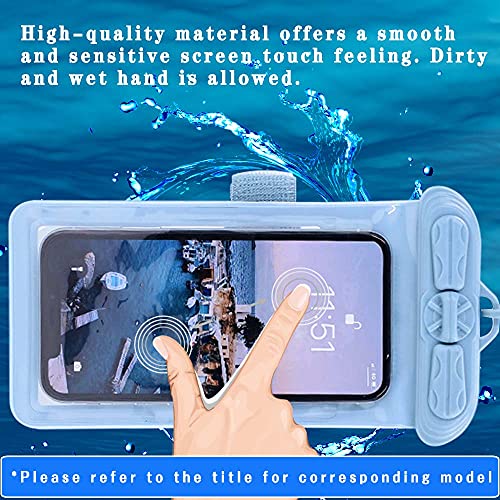 Puccy Case Cover, Compatible with Garmin GNC 355 355A Waterproof Pouch Dry Bag (Not Screen Protector Film) Blue