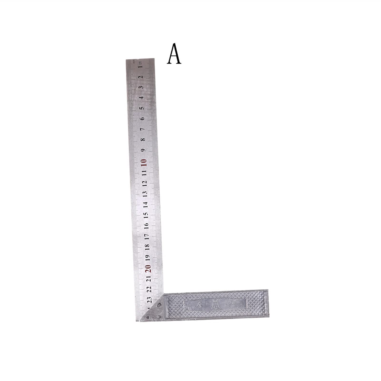 Woodworking Ruler 4 Sizes Metal Steel Engineers Try Square Set Wood Measuring Right Angle Ruler 90 Degrees Measurement Instruments Tool for Carpenter Work, Layout and Measuring Tools (Color : A)