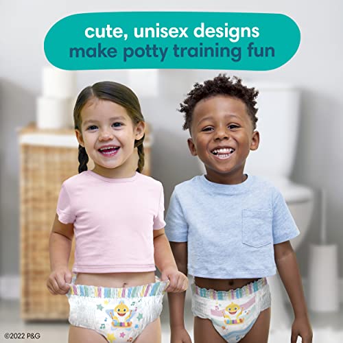 Pampers Pure Protection Training Underwear, Baby Shark, Size 4 2T-3T, 100 Count