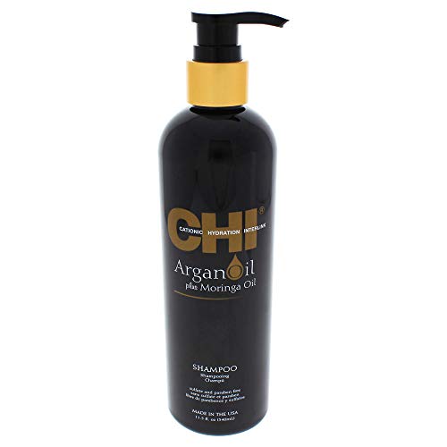 chi Argan Oil Shampoo, Brown, 11.5 Fl Oz (Pack of 1)