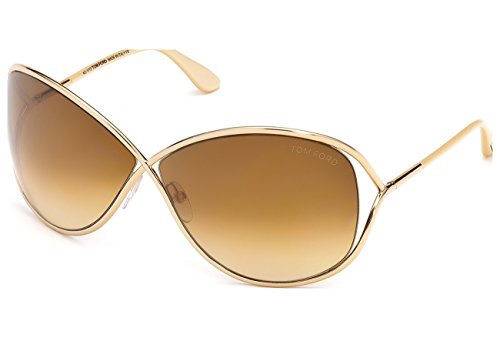 Tom Ford Sunglasses - Miranda / Frame: Shiny Rose Gold Lens: Brown Gradient