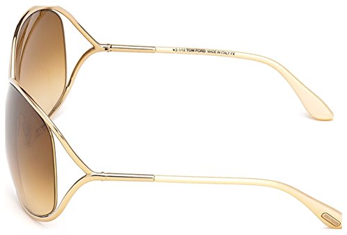 Tom Ford Sunglasses - Miranda / Frame: Shiny Rose Gold Lens: Brown Gradient