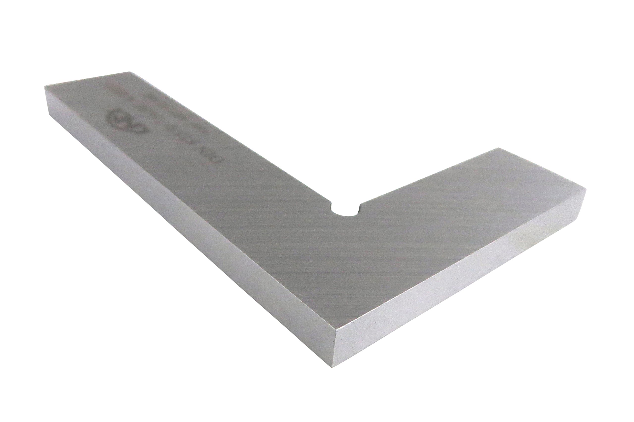 Kinex 4033-02-025 Flat Solid Machinist Square 10" x 6-1/2" (250 x 165 mm) DIN 875/0 Square to w/in 0.0004” (Four Ten-Thousandths of an Inch)