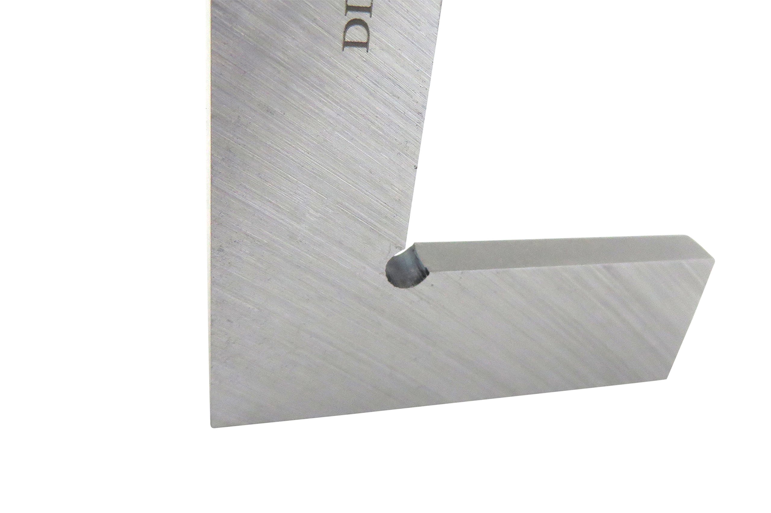 Kinex 4033-02-025 Flat Solid Machinist Square 10" x 6-1/2" (250 x 165 mm) DIN 875/0 Square to w/in 0.0004” (Four Ten-Thousandths of an Inch)