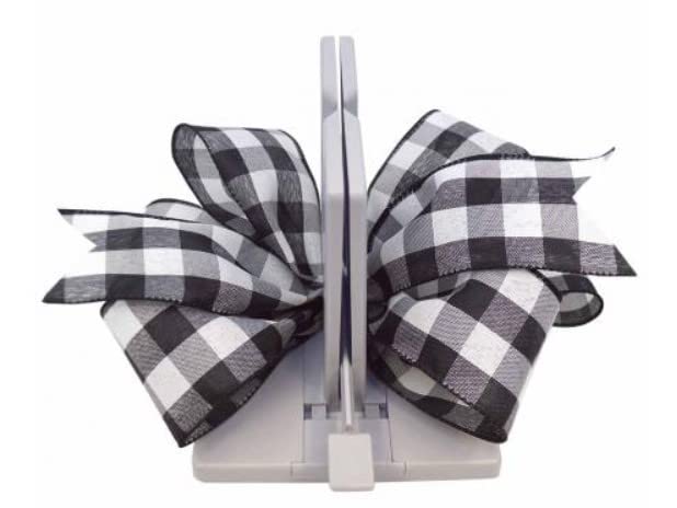 Bowdabra Designer Bow Maker Kit, Large Bundle with 100yd Gold Bow Wire for Creating Gift Bows, Swags, Decorations, Hair Bows, Party Favors, Corsages