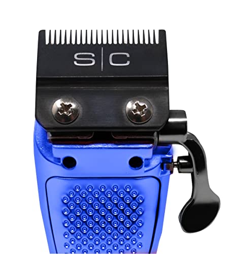 Stylecraft Super-Torque Apex Professional Metal Hair Clipper, Black Diamond Carbon Blades, 8 Magnetic Dub Guards, USB Rechargeable 4-Hour Run-time