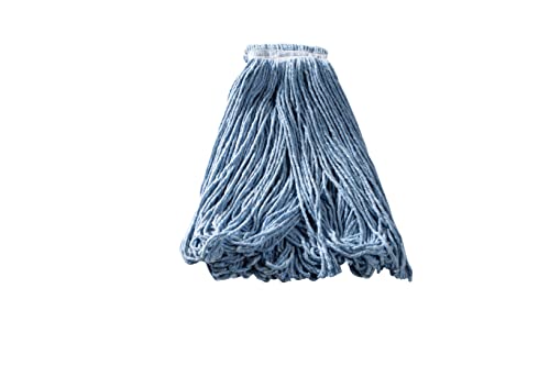 Rubbermaid Commercial Products-FGE23800BL00 Universal Headband Blend Mop, Blue, Looped Ends to Reduce Fraying