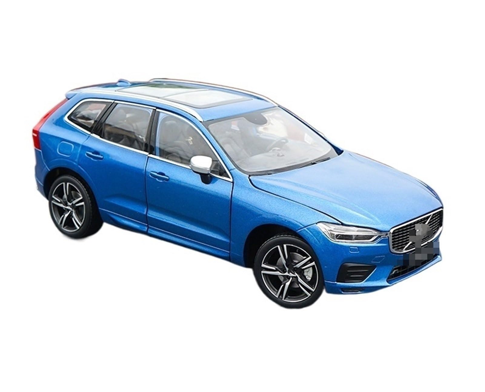 Scale Diecast car for Volvo XC60 SUV T5 Sports Section SUV Diecast Car Model 1/18 Size (Color : Blue)