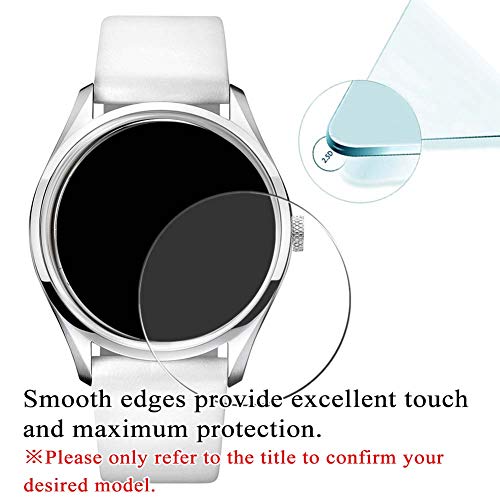 Synvy [3 Pack] Tempered Glass Screen Protector, Compatible with Gucci YA101352 9H Film Smartwatch Smart Watch Protectors