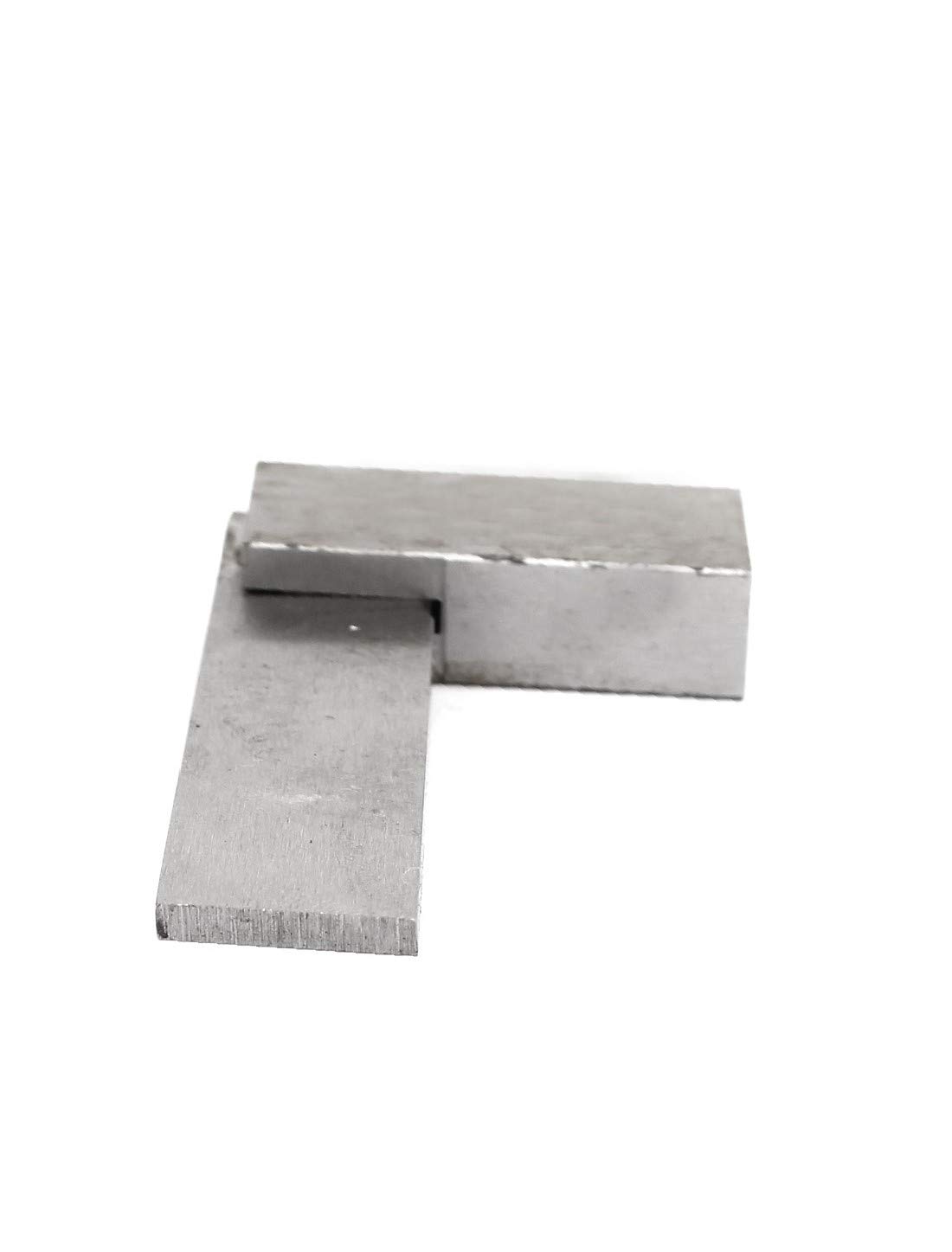 New Lon0167 63mm x Featured 40mm Metal L reliable efficacy Shaped 90 Degree Angle Try Square Ruler Measuring Tool(id:dd1 2e 67 9c7)