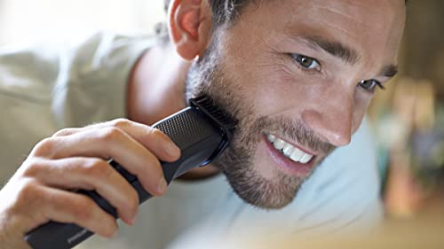Philips Norelco Beard Trimmer and Hair Clipper, Cordless Grooming, Rechargeable, Adjustable Length, Beard Trimmer and Hair Clipper, No Blade Oil Needed, BT3210/41