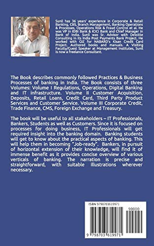 Business Process of Banking: Vol. II: Customer Acquisition - Deposits - Retail Loans - Credit Card - Services - Customer Service