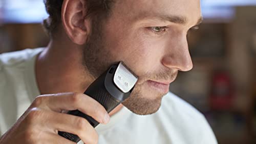 Philips Norelco Beard Trimmer and Hair Clipper, Cordless Grooming, Rechargeable, Adjustable Length, Beard Trimmer and Hair Clipper, No Blade Oil Needed, BT3210/41