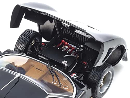 Lambo Miura SVR Black and Gold 1/18 Diecast Model Car 08319 BKG