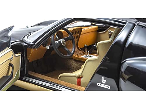 Lambo Miura SVR Black and Gold 1/18 Diecast Model Car 08319 BKG