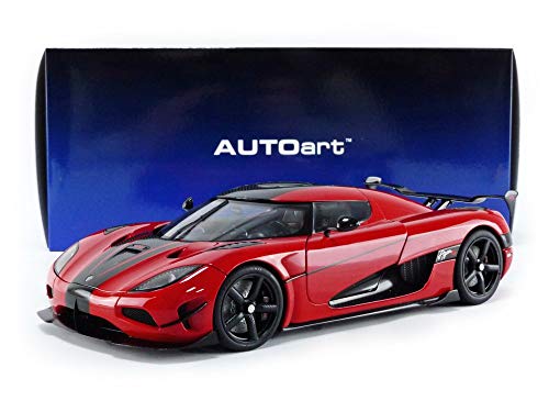 Autoart Koenigsegg Agera RS Chili Red with Black Accents 1/18 Model Car
