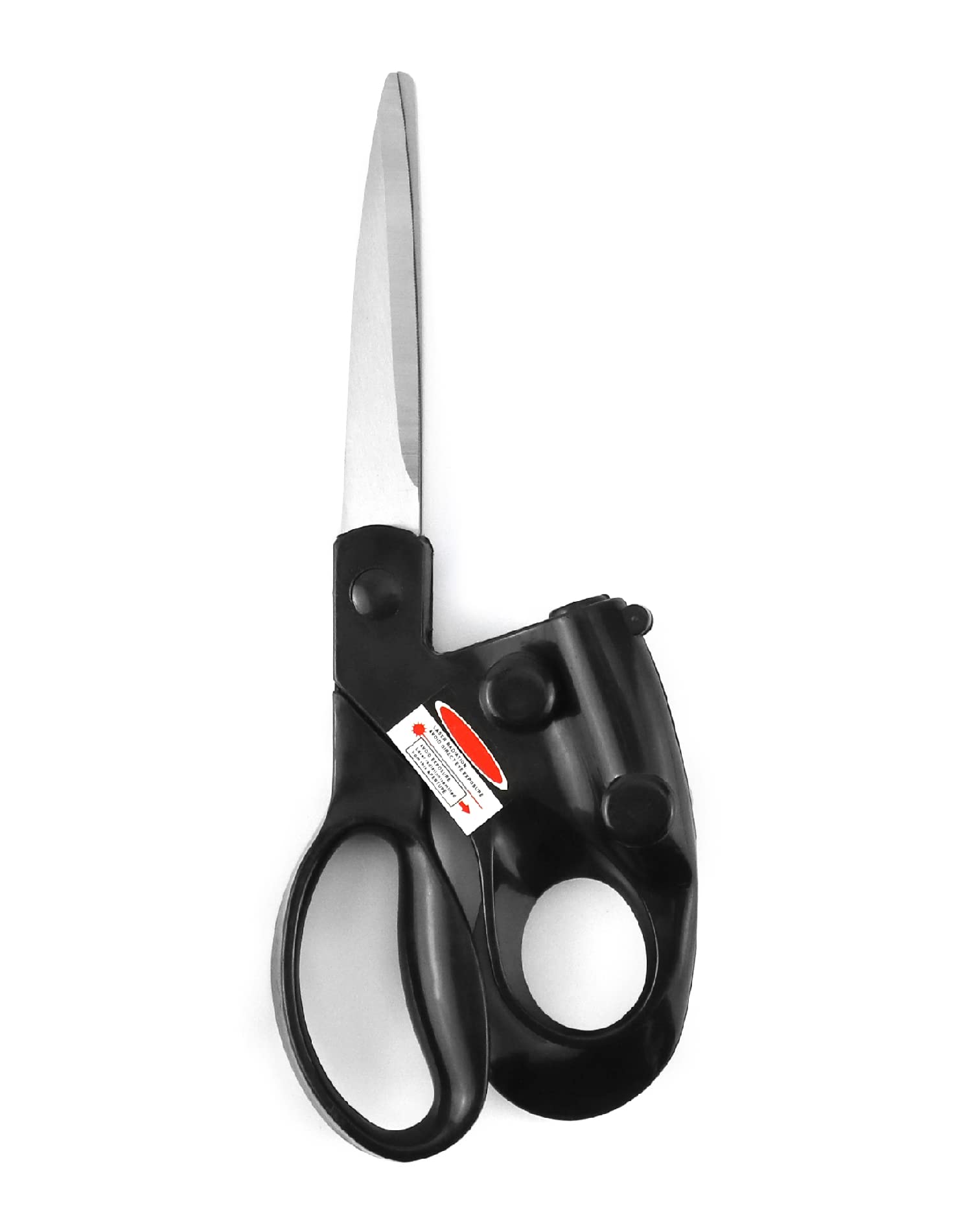 QWORK Guided Scissors, Professional Household Laser Scissors Gadget, Sewing Laser Guided Scissors Fabric Scissors, for Fabrics, Paper, Crafts Cutting