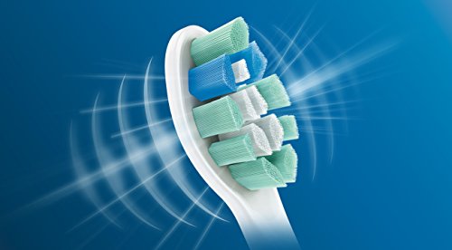 Philips Sonicare Genuine Toothbrush Head Variety Pack, C3 Premium Plaque Control and C2 Optimal Plaque Control, 3 Brush Heads, White, HX9023/69
