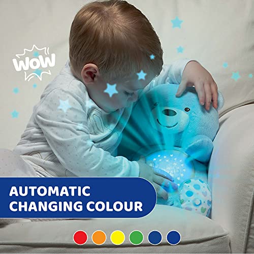 Chicco First Dreams Baby Bear Night Projector - Blue.