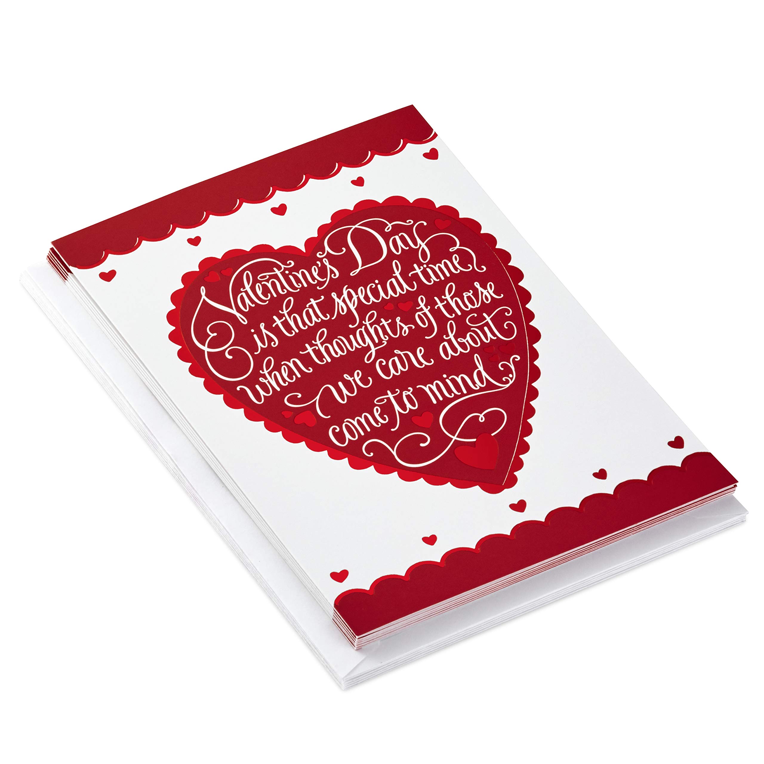 Hallmark Pack of Vintage Valentines Day Cards, Valentine Greetings (10 Valentine's Day Cards with Envelopes)