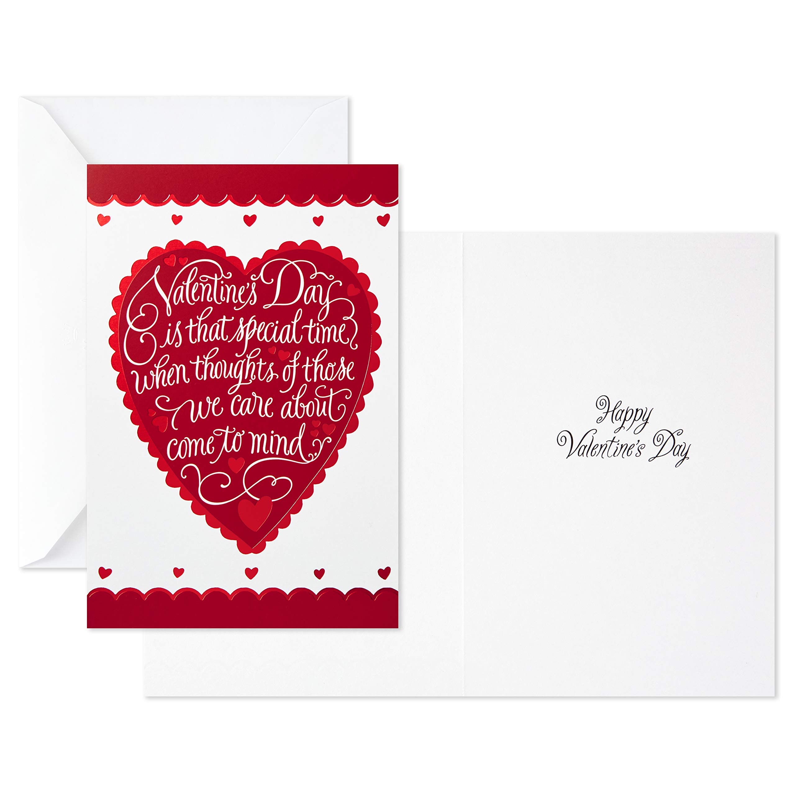 Hallmark Pack of Vintage Valentines Day Cards, Valentine Greetings (10 Valentine's Day Cards with Envelopes)