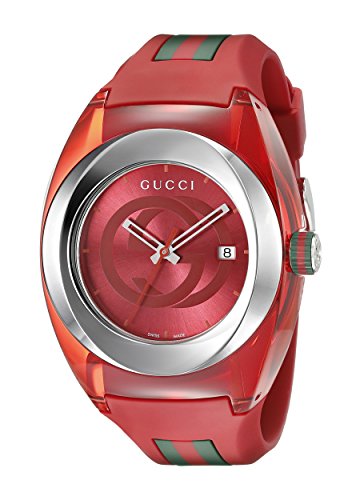 Mens' Gucci Extra Large Gucci Sync Red Watch - Online Exclusive