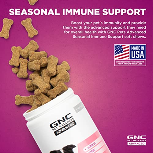 GNC for Pets Advanced Allergy Bundle Dog Supplements - Skin & Coat Dog Supplements and Seasonal Immune Support Dog Supplements - 90 Count Dog Chew, Dog Allergy Supplement, Dog Immune Supplement