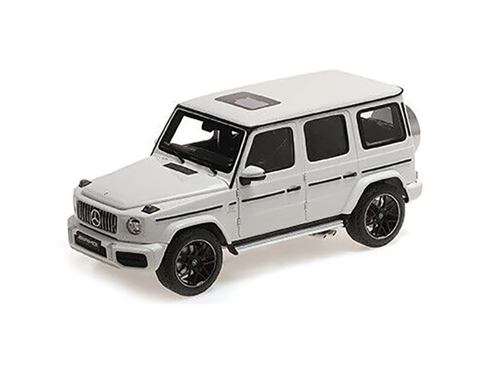 Minichamps 2018 AMG G63 White with Sunroof 1/18 Diecast Model Car 110037065