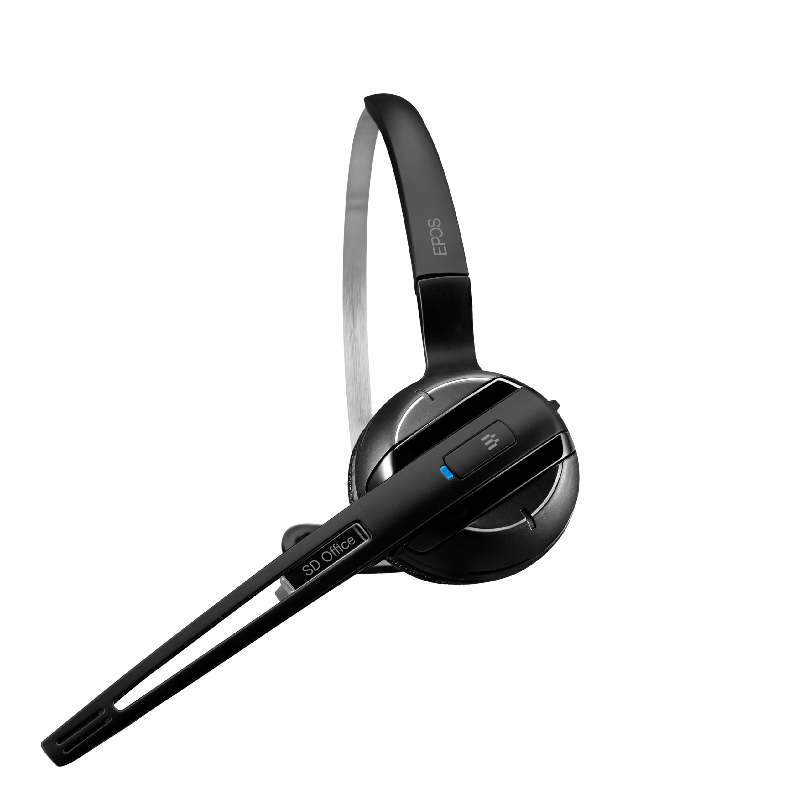 Sennheiser SD Office ML (506009) - Single-Sided DECT Wireless Headset for Desk Phone and Skype for Business Connection, Noise-Cancelling Microphone, Multiple Wearing Styles (Black)