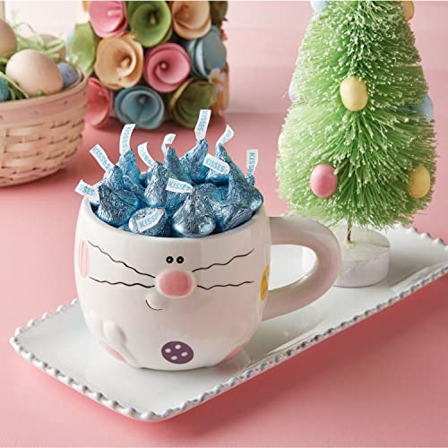 HERSHEY'S KISSES Blue Foils Milk Chocolate Candy, Bulk, 66.7 oz Bag (400 Pieces)