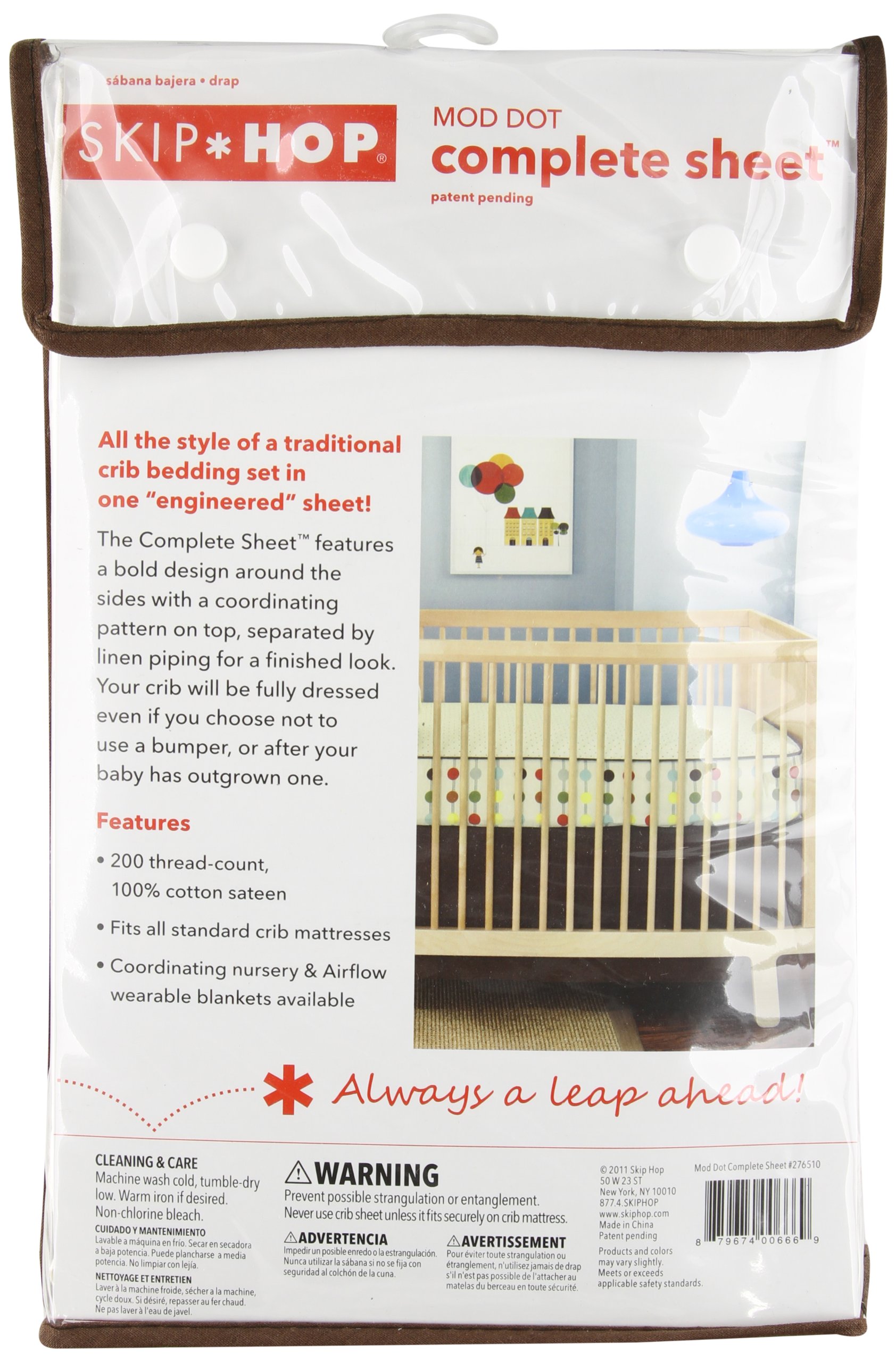Skip Hop Complete Sheet, Mod Dot (Discontinued by Manufacturer)