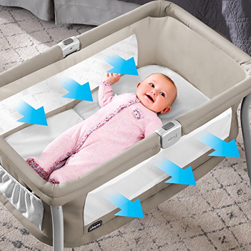 Chicco LullaGo Portable Bassinet, Iris