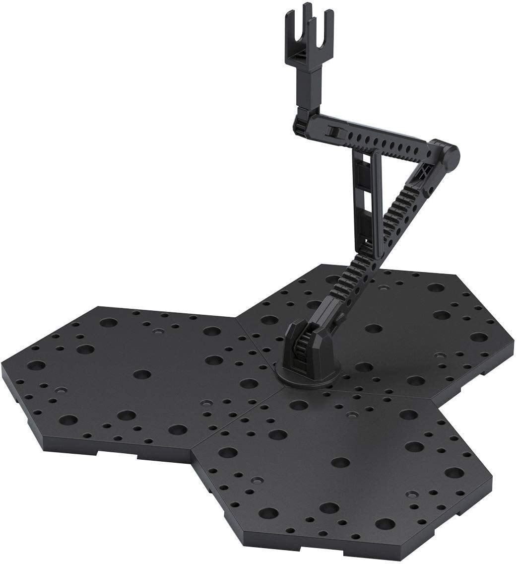 Bandai Hobby Bandai 223030 Black Action Base 4 1/100 Model Kit, Multi