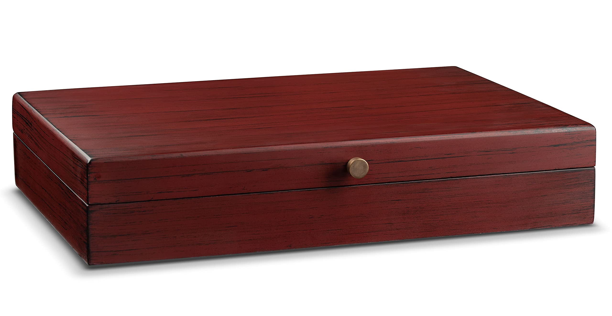 Royalty Art Cutlery Storage Box for Flatware, Silverware, and Dinner Cutlery, Stores Forks, Knives, and Spoons, Decorative Wooden Caddy, Kitchen and Dining Organizer