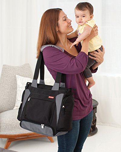 Skip Hop Baby Bento Meal-to-Go Diaper Bag, Black (Discontinued by Manufacturer)