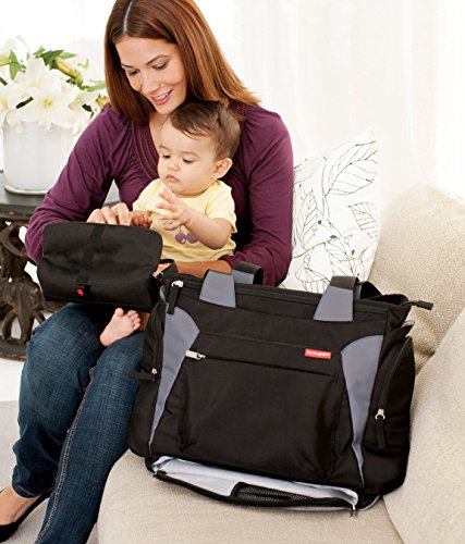 Skip Hop Baby Bento Meal-to-Go Diaper Bag, Black (Discontinued by Manufacturer)