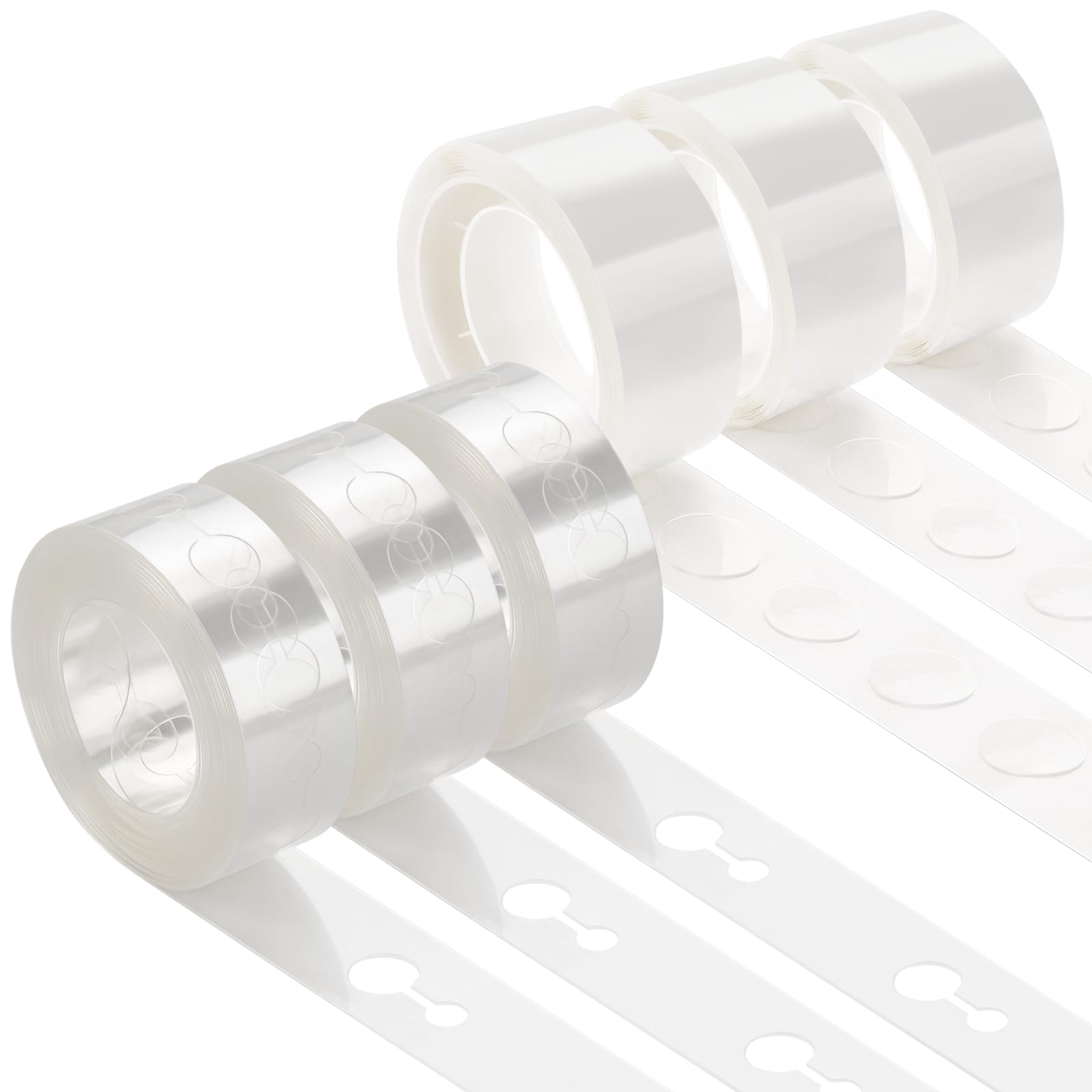 KIMCOME Balloon Arch Kit Balloon Decoration Strip Kit for Garland, 50 Feet Balloon Tape Strip, 300 Dot Glue Point Stickers, Suitable for Party Wedding Birthday Baby Shower [Upgrade Version]