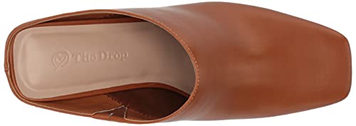 The Drop Women's Avena Square Toe Block Heel Mule, Cognac, 8