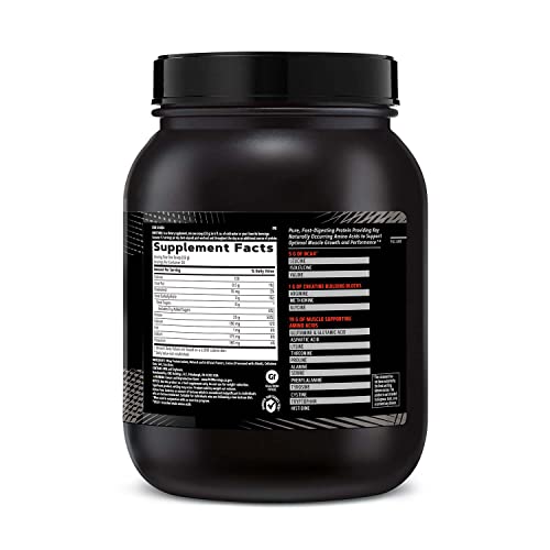 GNC AMP Pure Isolate | Fuels Athletic Strength, Performance and Muscle Growth | 25g Whey Protein Isolate with 5g BCAA | 28 Servings | Chocolate Peanut Butter Cup