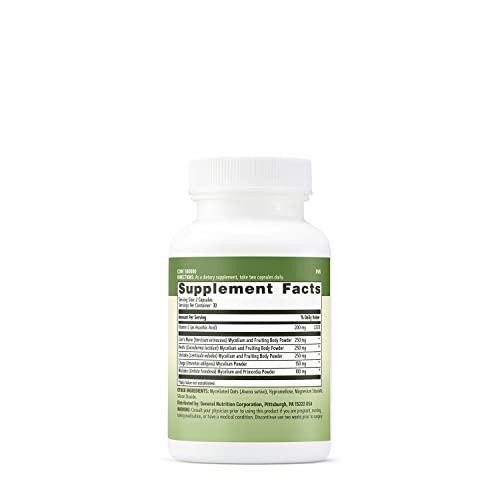 GNC Herbal Plus Mushroom Blend Plus Immune Support | | 60 Capsules