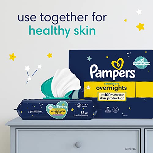 Diapers Size 5, 50 Count - Pampers Swaddlers Overnights Disposable Baby Diapers, Super Pack (Packaging & Prints May Vary)
