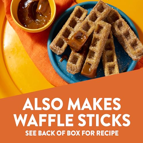 Krusteaz Light and Crispy Cinnamon Churro Belgian Waffle Mix, Krusteaz Waffle Mix, 21 oz Box (Pack of 8)