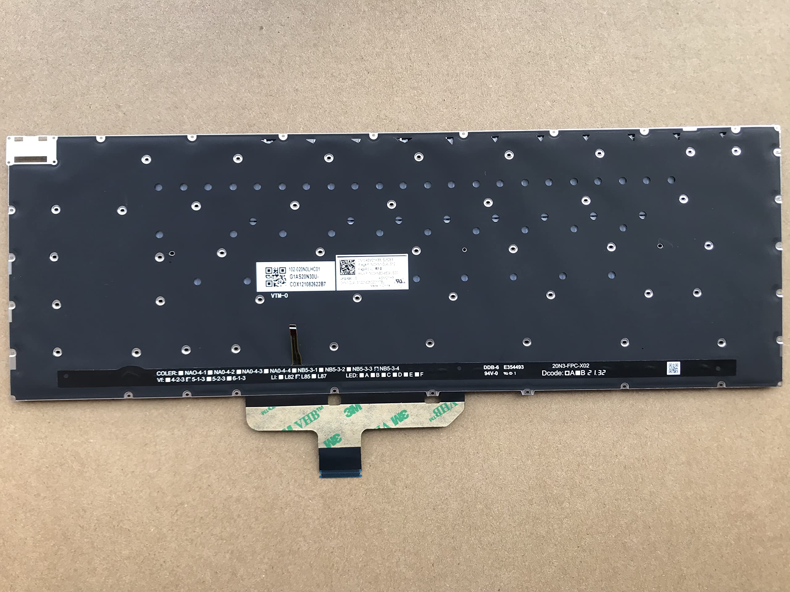 Original New for ASUS ZenBook 14X OLED UX5401ZAS-KN050W Space Edition Laptop 14” Keyboard Backlit Silver
