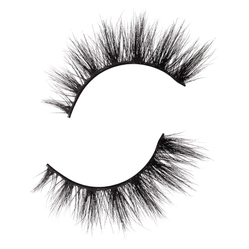 KISS Lash Couture Masterpiece Fake Eyelashes Style 03, ‘Avant-Garde’, One-of-a-Kind Luxe Lash, Hand Woven Faux Mink Synthetic False Eyelashes, 1 Pair