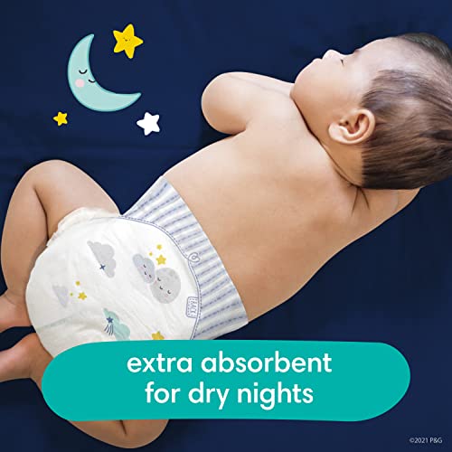 Diapers Size 5, 50 Count - Pampers Swaddlers Overnights Disposable Baby Diapers, Super Pack (Packaging & Prints May Vary)