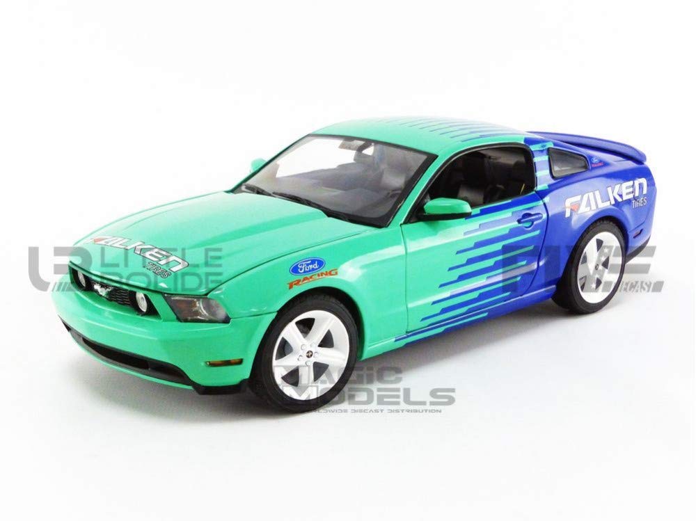 2010 Ford Mustang GT Falken Tires 1/18 Diecast Model Car by Greenlight 13552