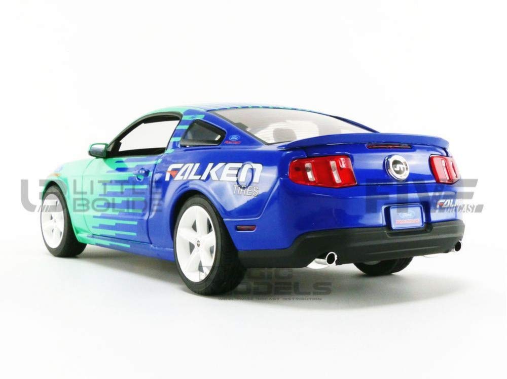 2010 Ford Mustang GT Falken Tires 1/18 Diecast Model Car by Greenlight 13552