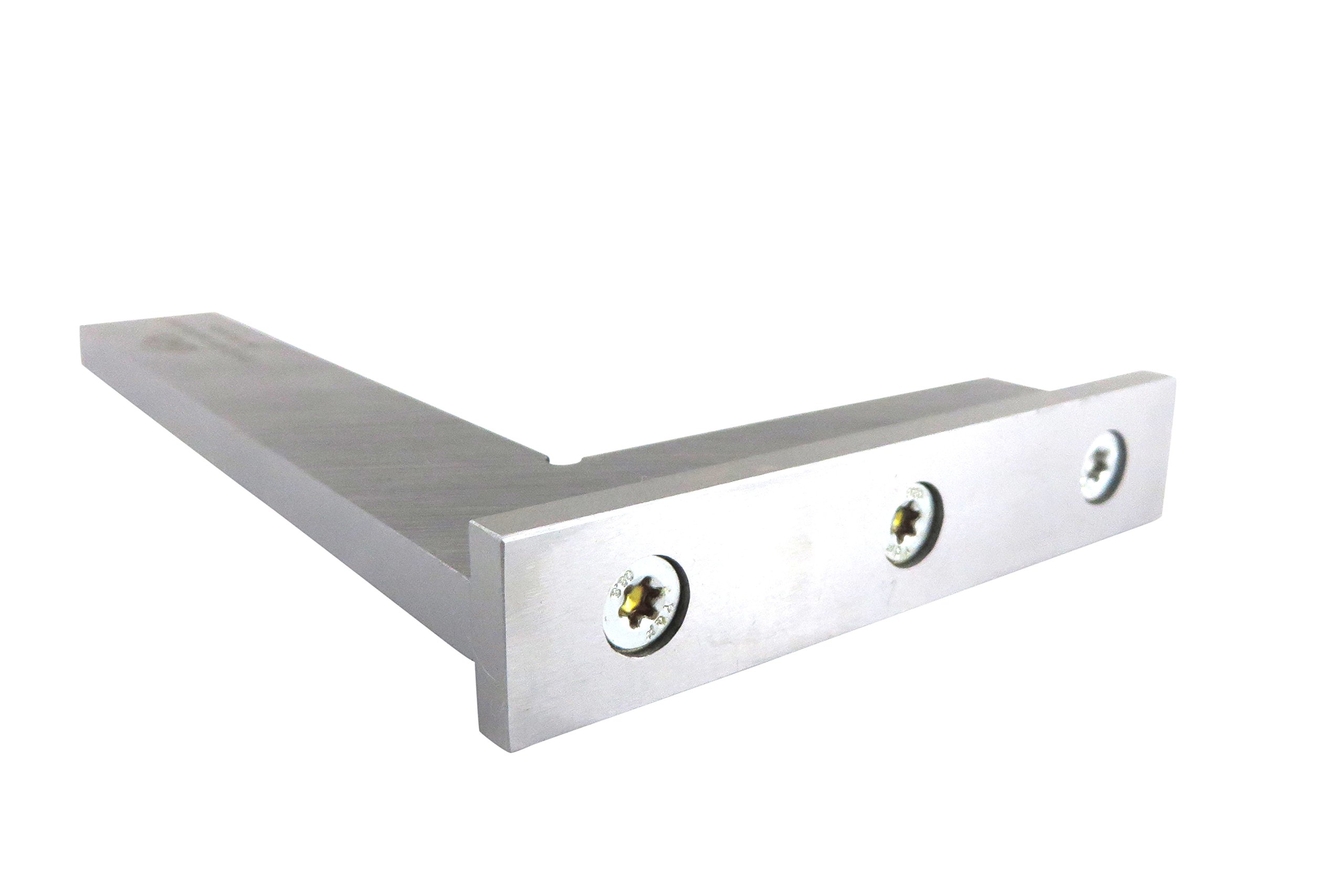 Kinex 4034-12-010 4 Inches Tall x 2.75 Inches Wide Try Machinist Square with Base DIN 875/1 Square to w/in 0.0005 Inches